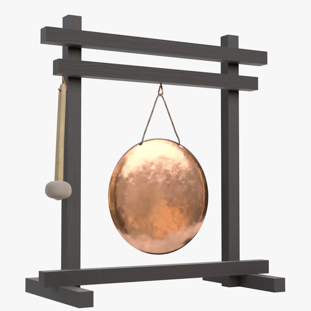 3D Gong Ready Model - TurboSquid 1450306