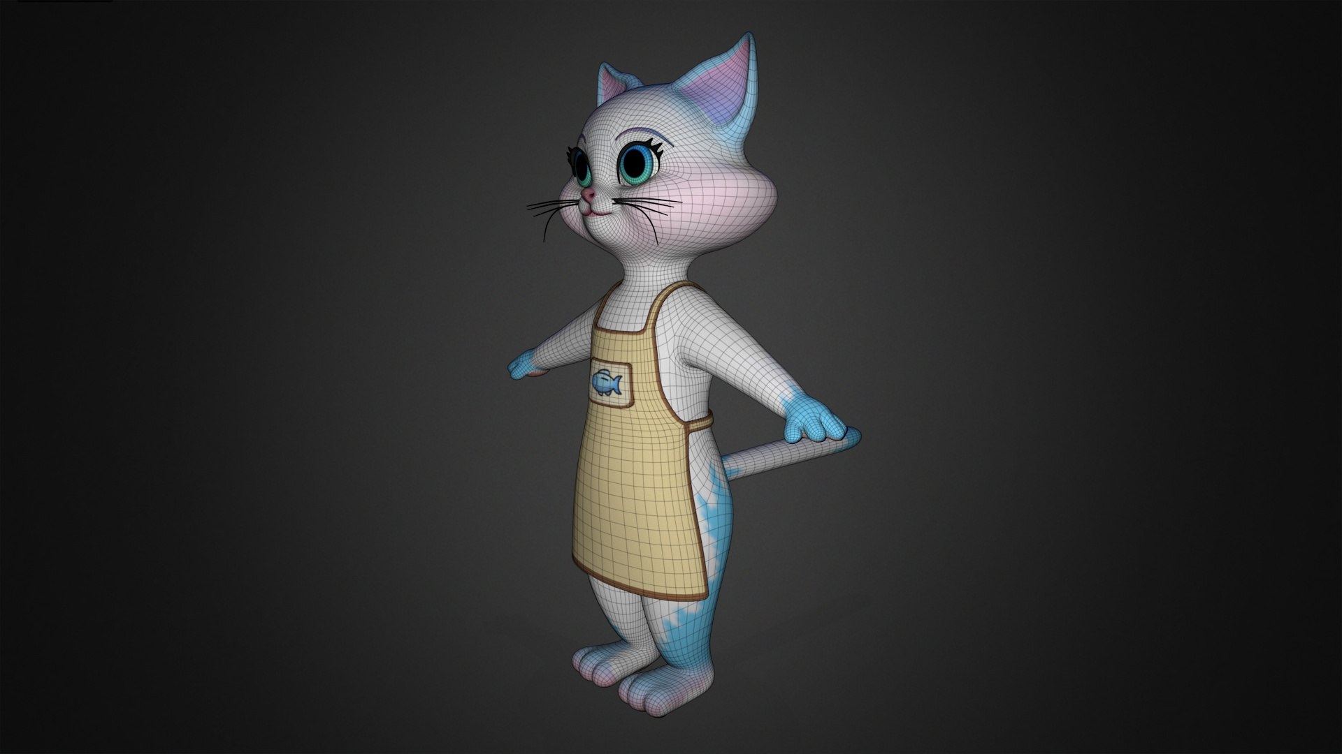 Asset - Cartoons - The Cartoons Cat Rigged 3D - TurboSquid 2169433