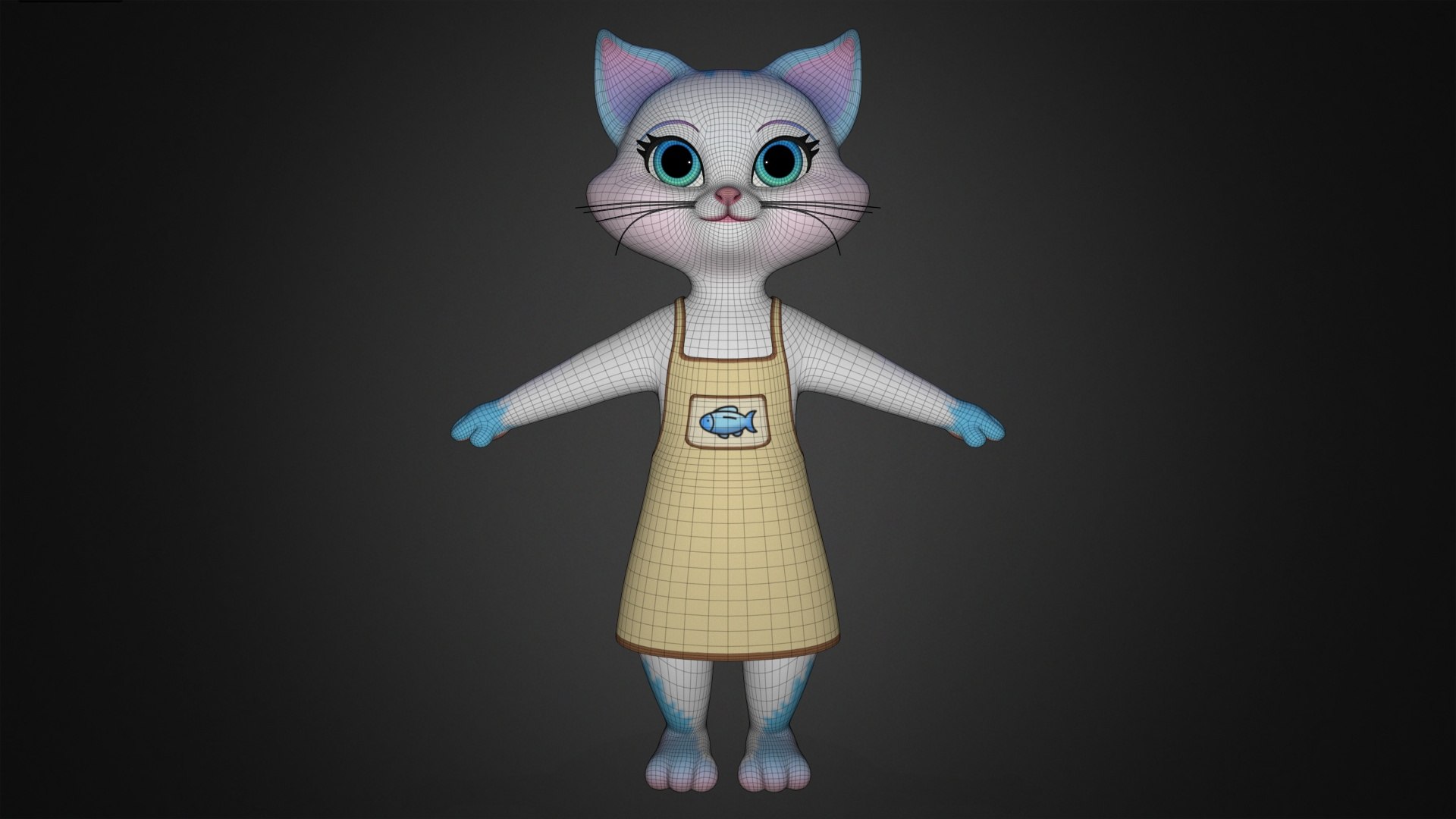 Asset - Cartoons - The Cartoons Cat Rigged 3D - TurboSquid 2169433