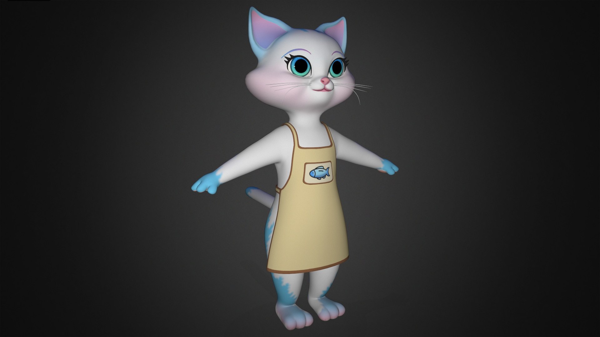 Asset - Cartoons - The Cartoons Cat Rigged 3D - TurboSquid 2169433