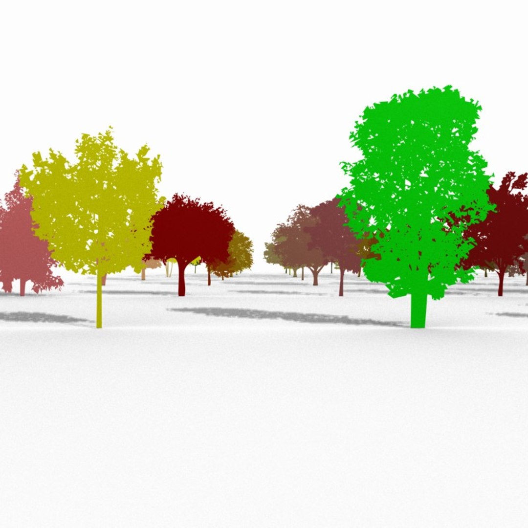 Trees 3d Model
