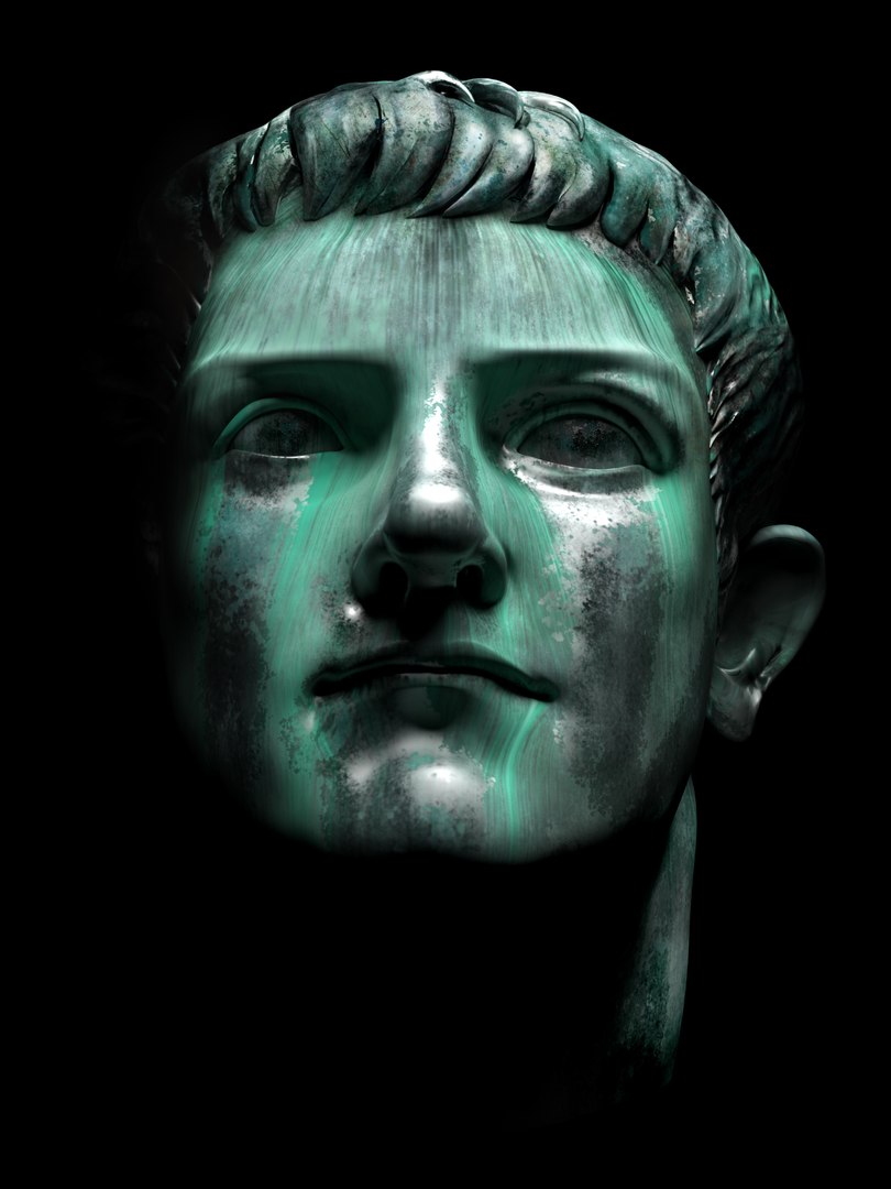 3d bust caligula