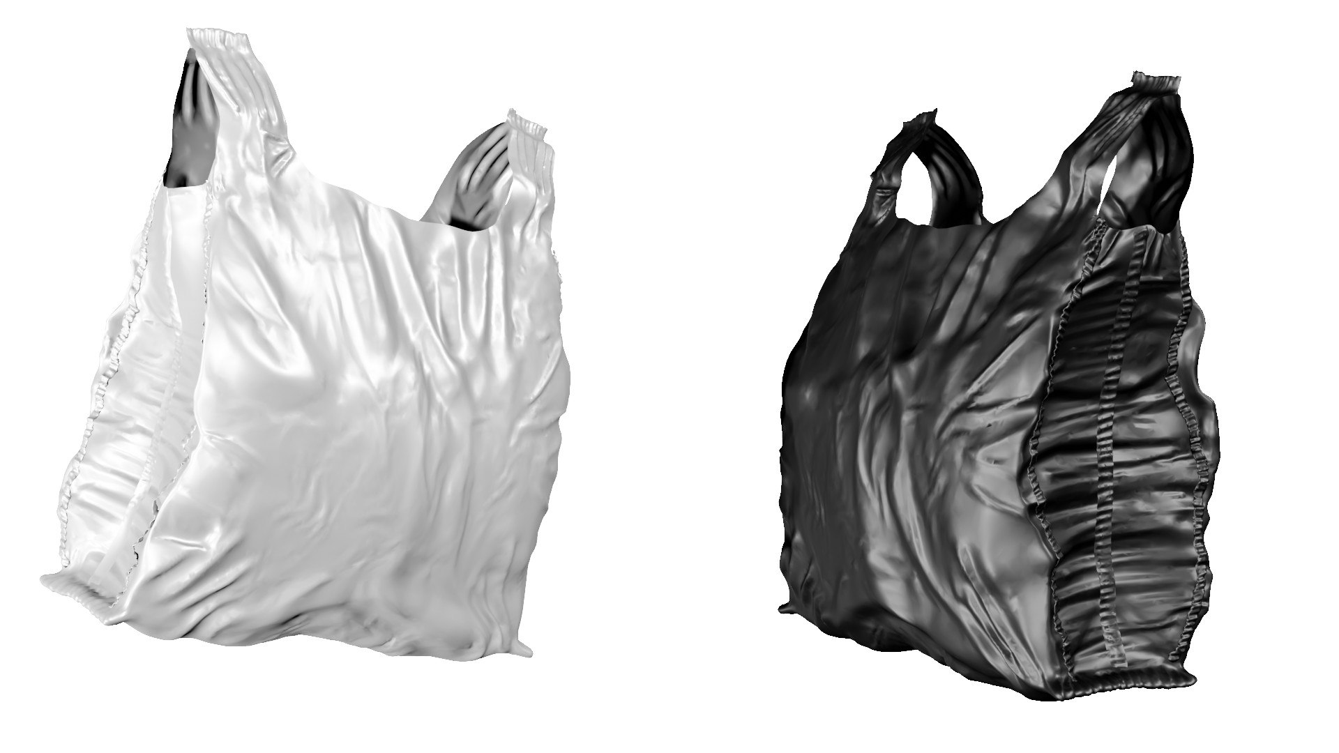 3D Plastic Bag Model - TurboSquid 1820668