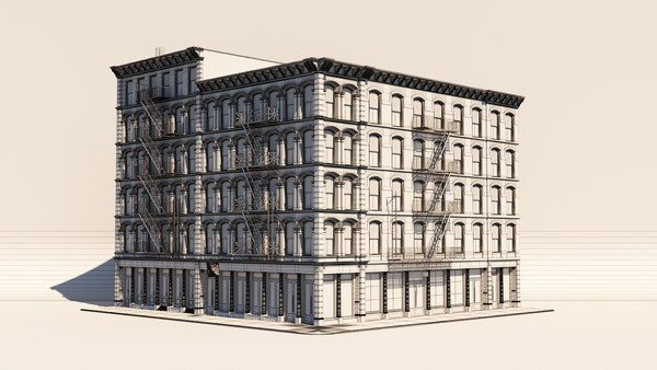 Soho city block architecture 3D model - TurboSquid 1551555