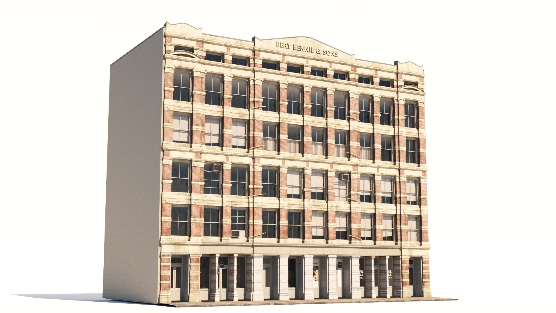 Soho city block architecture 3D model - TurboSquid 1551555