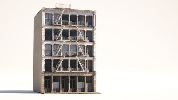 Soho city block architecture 3D model - TurboSquid 1551555