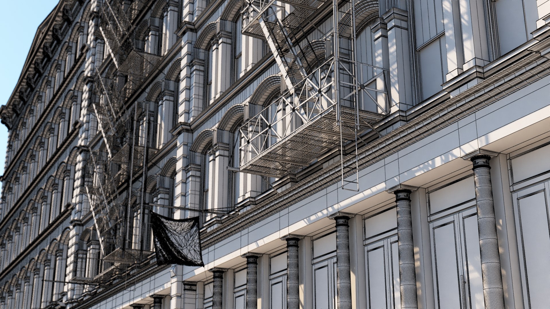 Soho city block architecture 3D model - TurboSquid 1551555