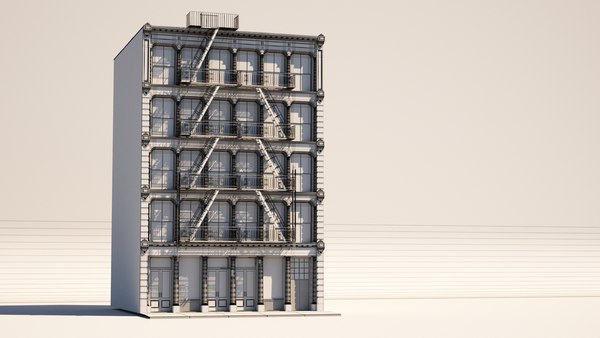 Soho city block architecture 3D model - TurboSquid 1551555