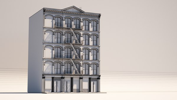 Soho city block architecture 3D model - TurboSquid 1551555