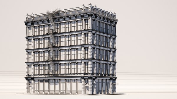 Soho city block architecture 3D model - TurboSquid 1551555