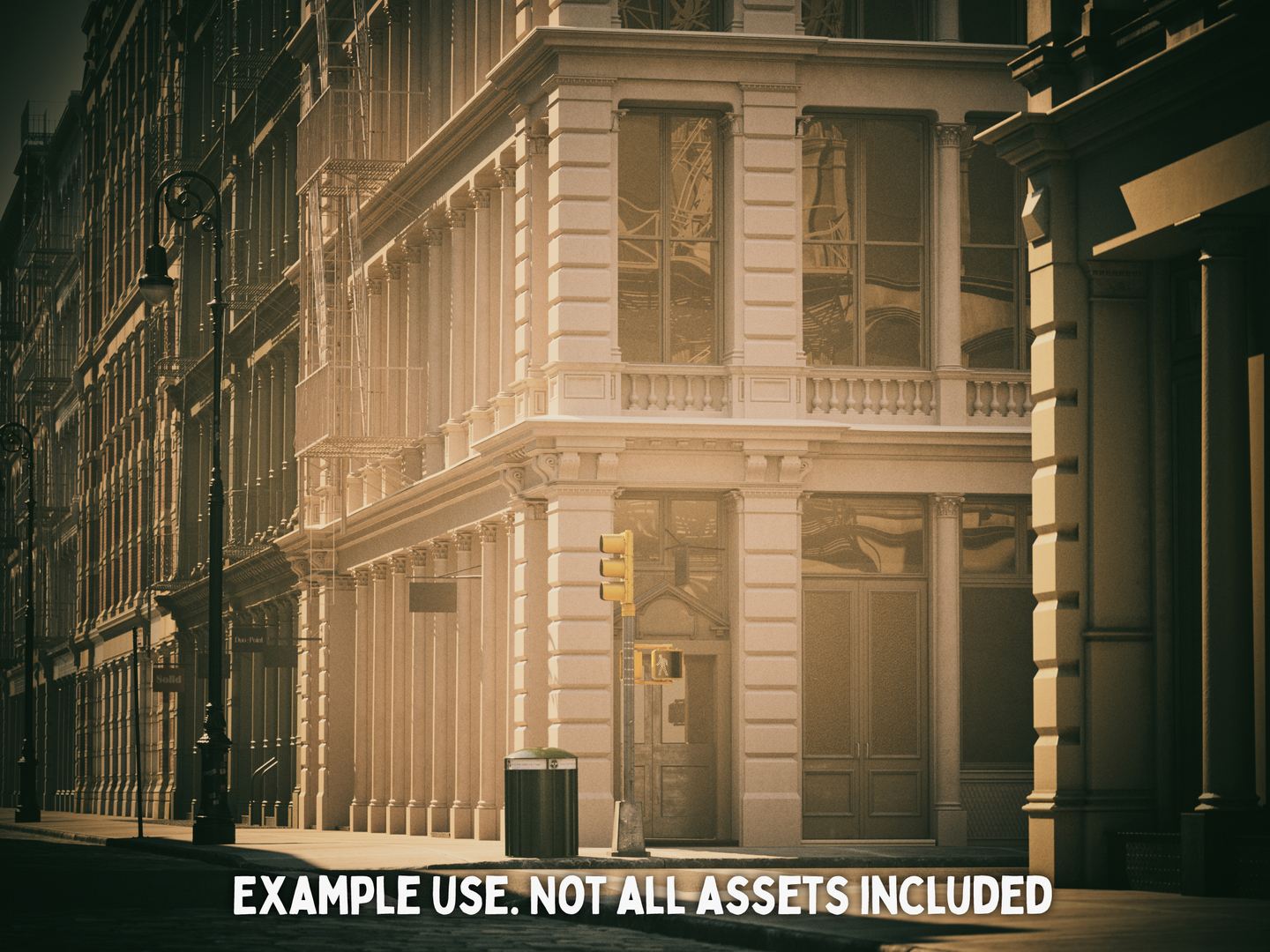 Soho city block architecture 3D model - TurboSquid 1551555