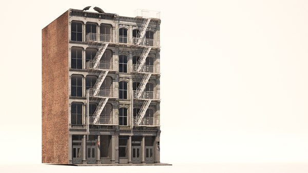 Soho city block architecture 3D model - TurboSquid 1551555