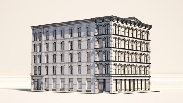 Soho city block architecture 3D model - TurboSquid 1551555