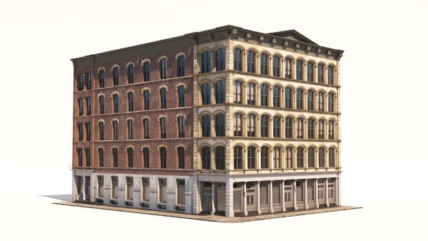Soho city block architecture 3D model - TurboSquid 1551555