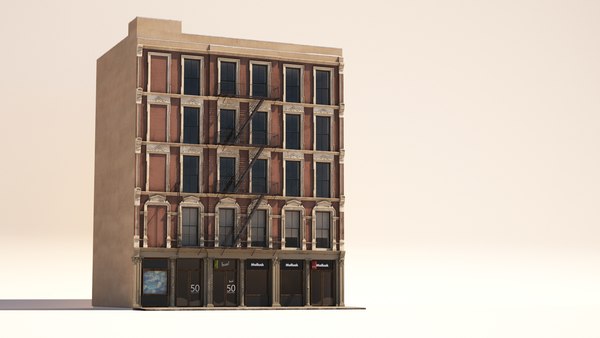 Soho city block architecture 3D model - TurboSquid 1551555