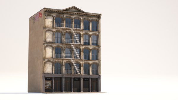 Soho city block architecture 3D model - TurboSquid 1551555