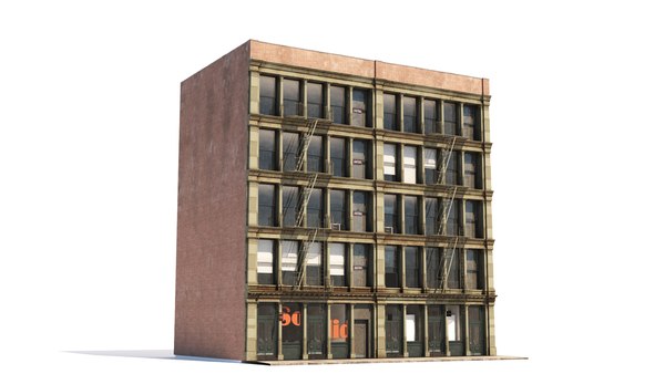 Soho city block architecture 3D model - TurboSquid 1551555