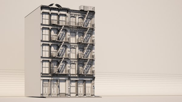 Soho city block architecture 3D model - TurboSquid 1551555