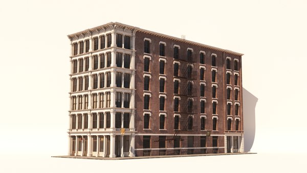 Soho city block architecture 3D model - TurboSquid 1551555