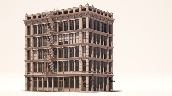 Soho city block architecture 3D model - TurboSquid 1551555