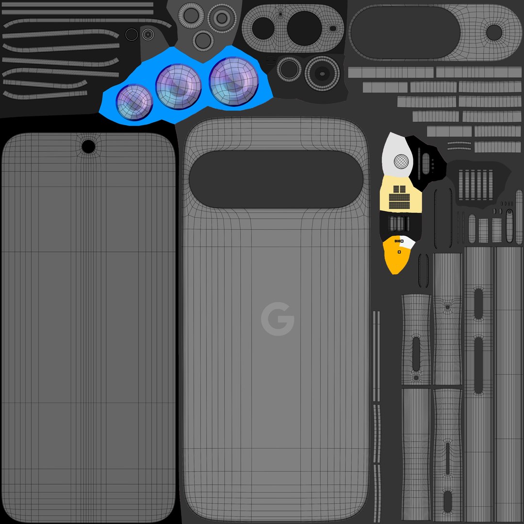 3D Google Pixel 9 Obsidian Model - TurboSquid 2268666