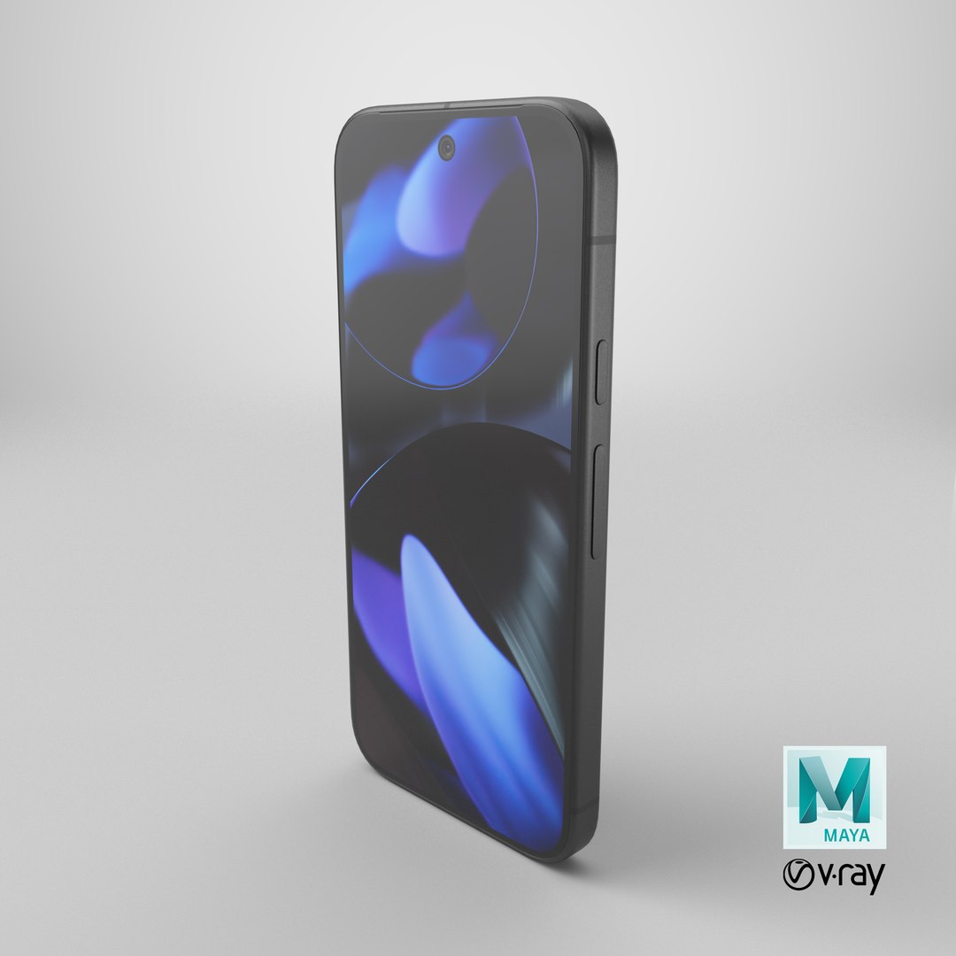 3D Google Pixel 9 Obsidian Model - TurboSquid 2268666