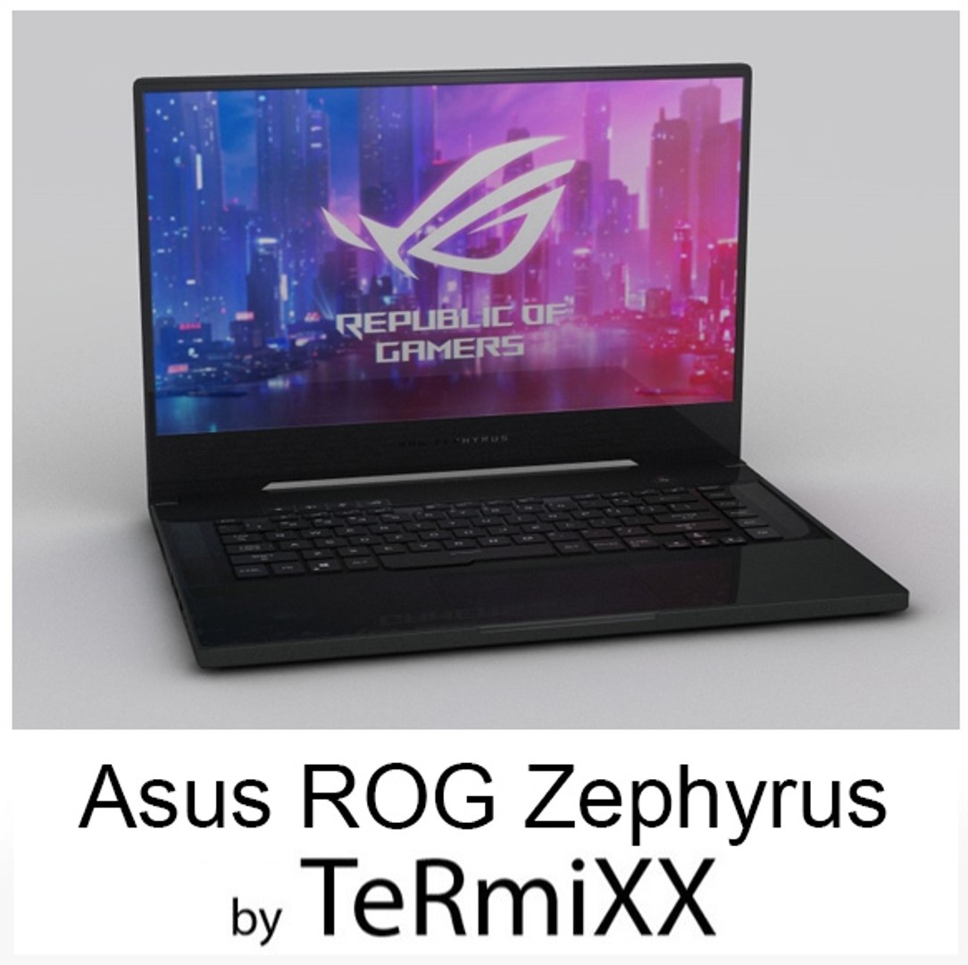Notebook Asus Rog 3D Model - TurboSquid 1553347