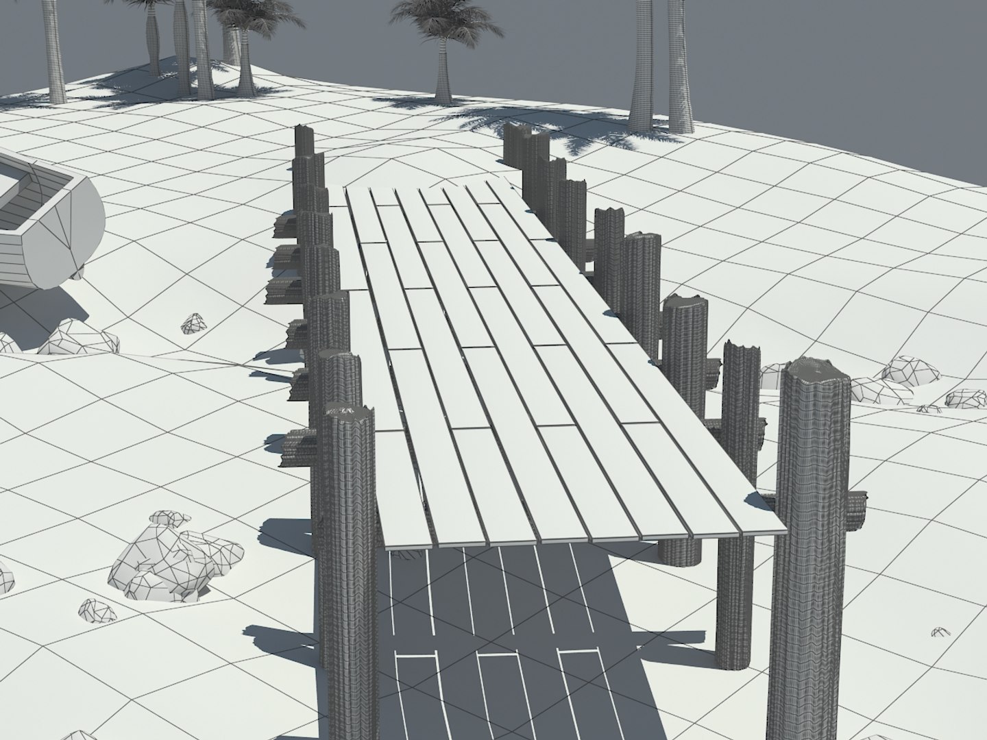 Cube Beach 3D Model - TurboSquid 1303840