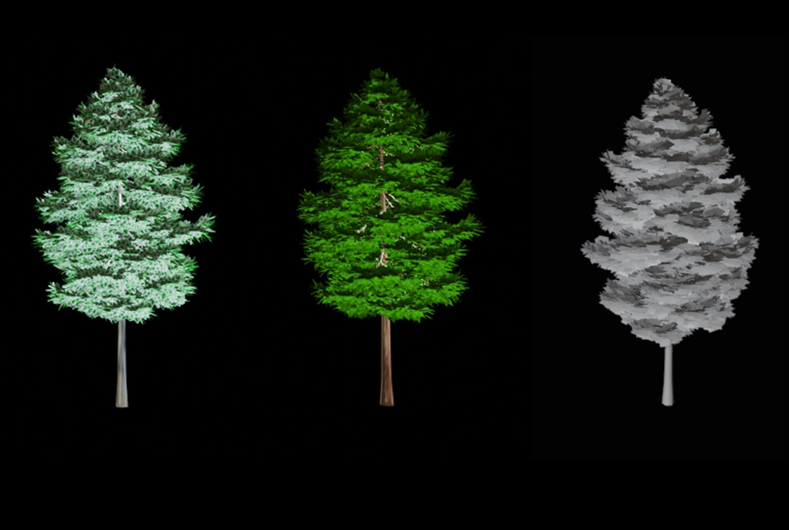 Different Type Of Trees For Game Development Package 3D - TurboSquid ...