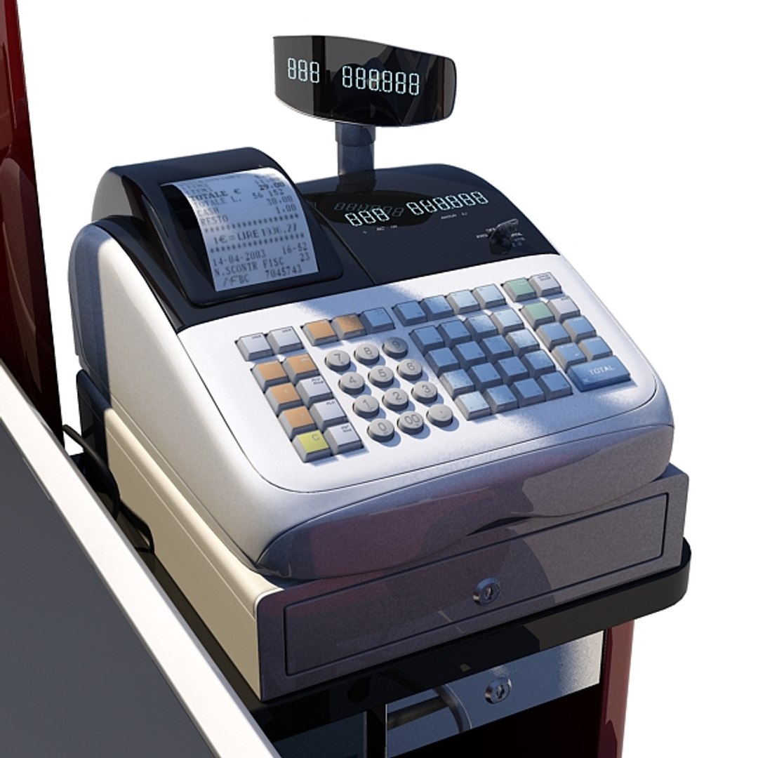 Cash Counter Supermarket Register Max