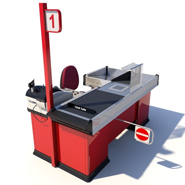 cash counter supermarket register max