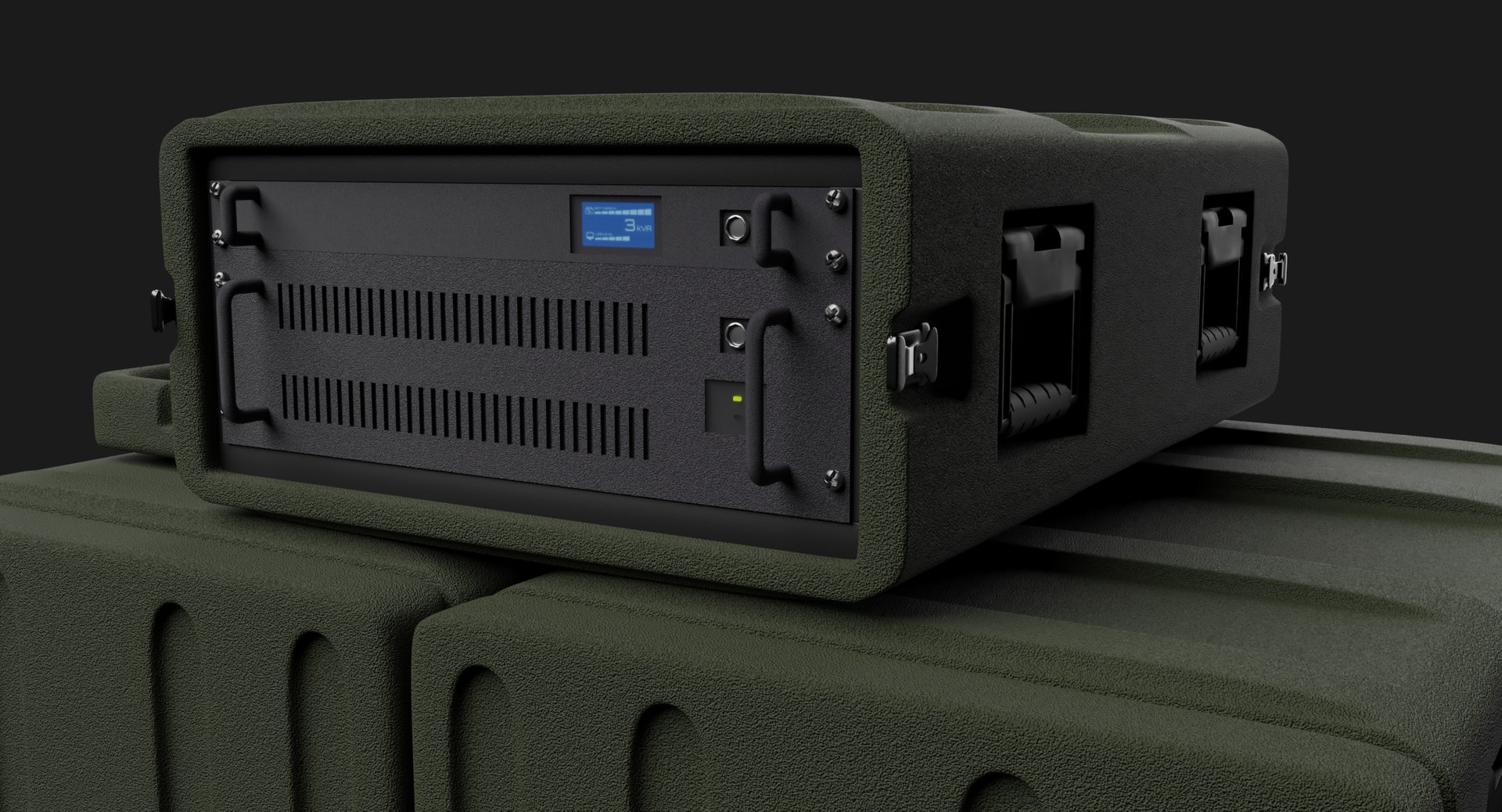 Field Rack Mount Case 3D - TurboSquid 1329032