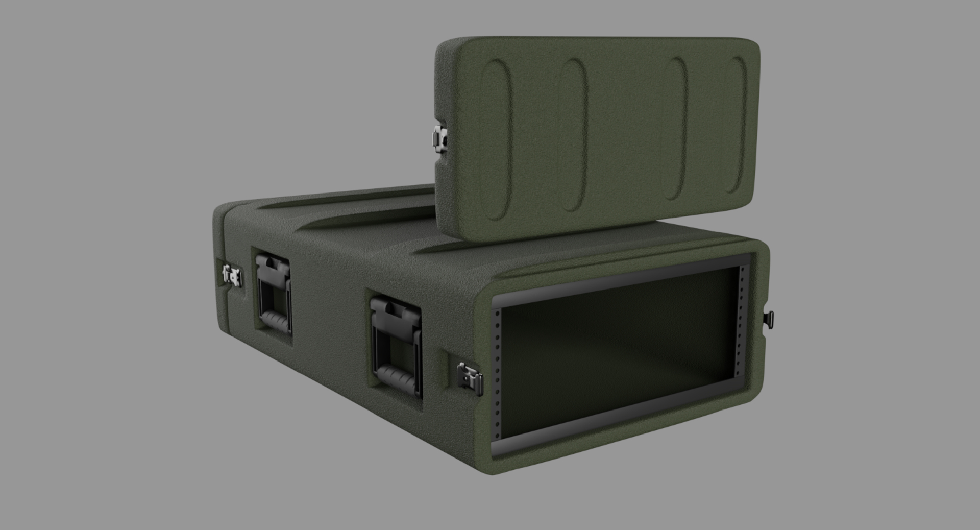 Field Rack Mount Case 3D - TurboSquid 1329032