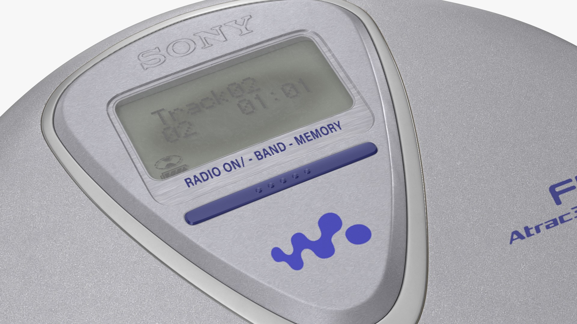 Sony Walkman Portable CD Player Model - TurboSquid 2325116