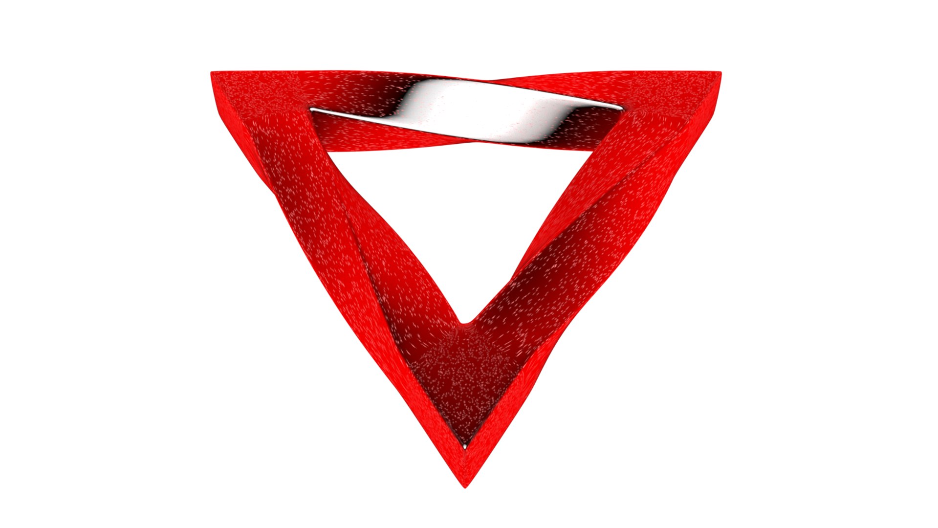 3D model twisted triangle - TurboSquid 1637844