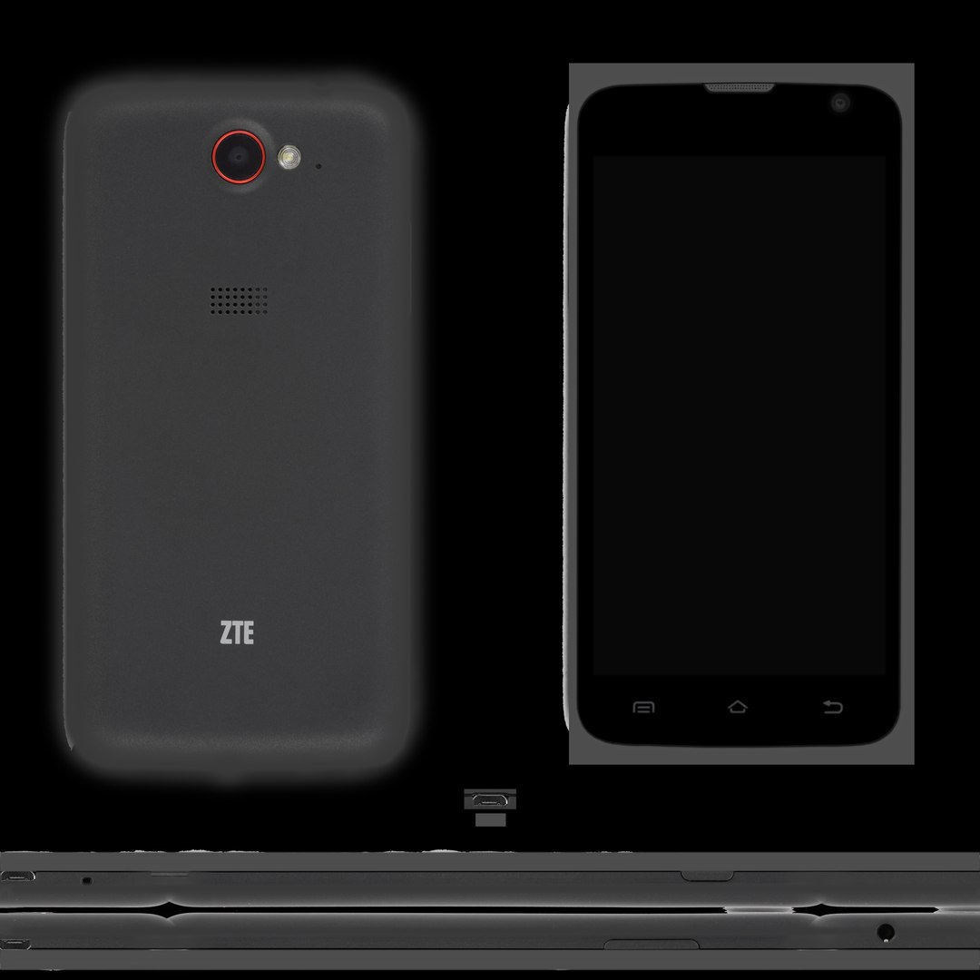 Smartphone Zte Leo S1 3d Model
