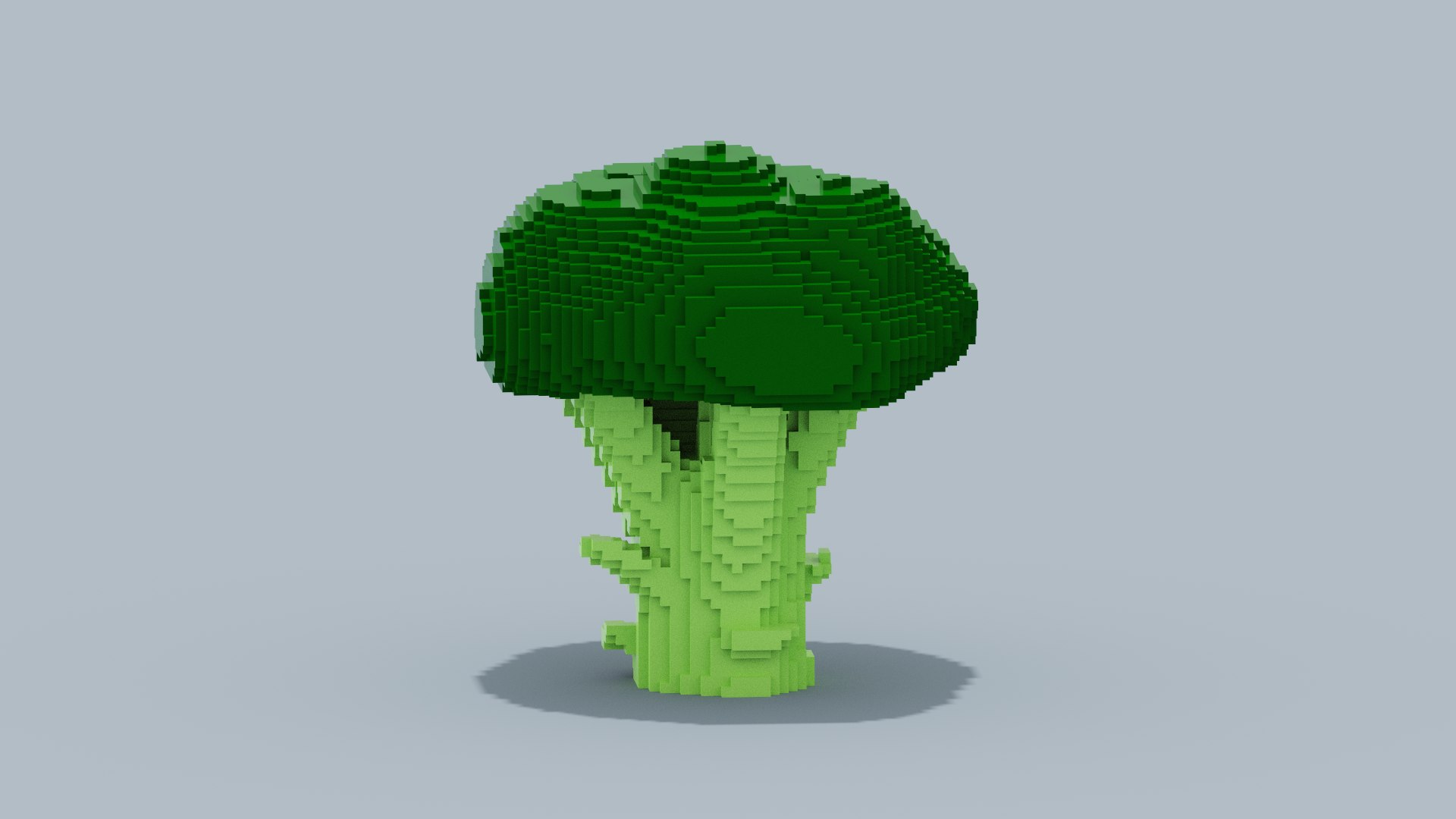 Voxel Broccoli 3D Model - TurboSquid 2043376