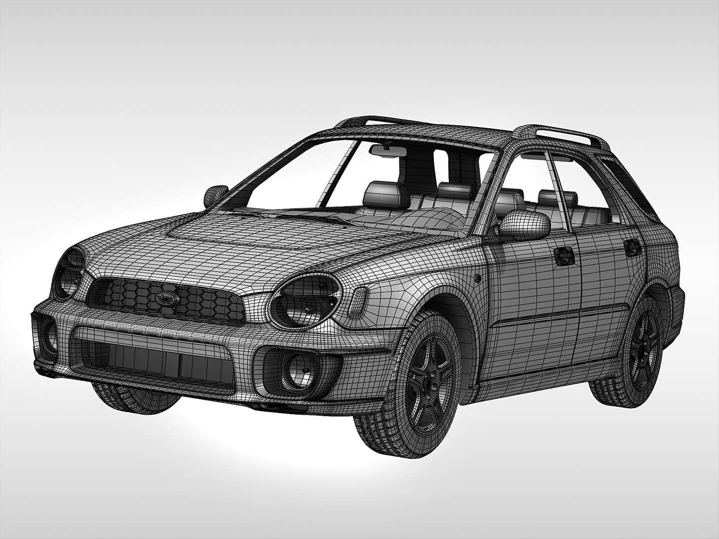 - subaru car 3D model - TurboSquid 1276183