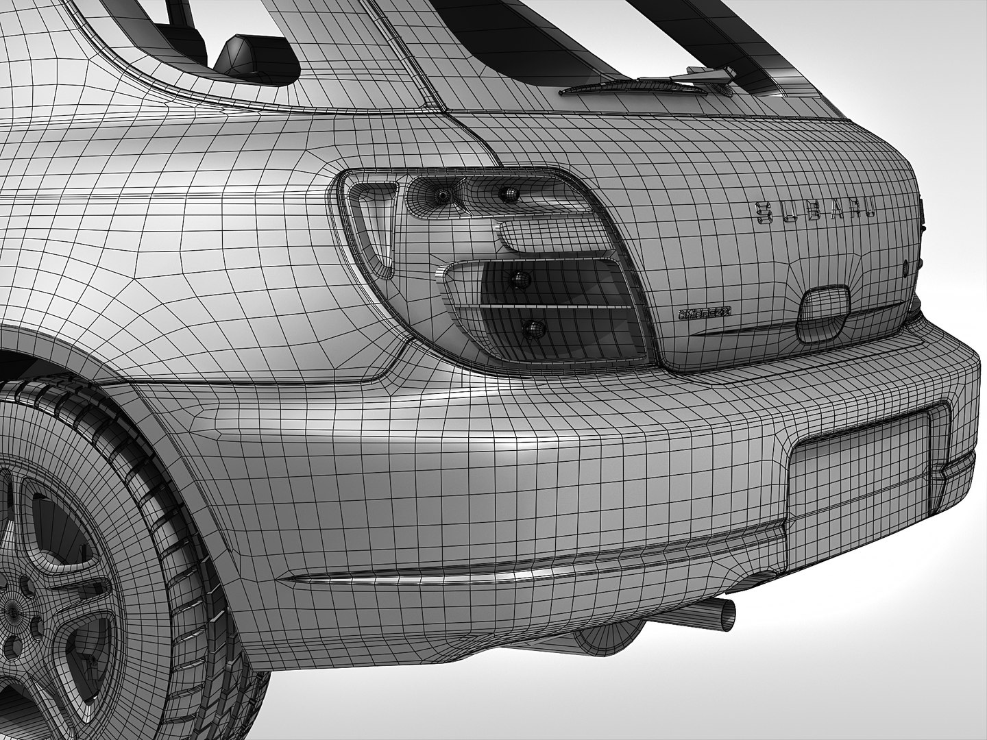 - subaru car 3D model - TurboSquid 1276183