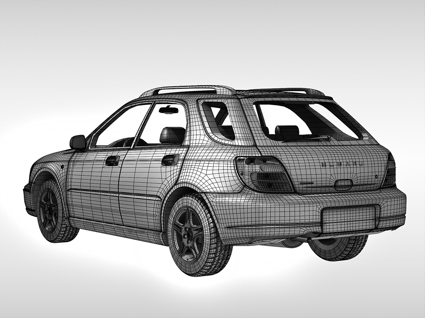 - subaru car 3D model - TurboSquid 1276183