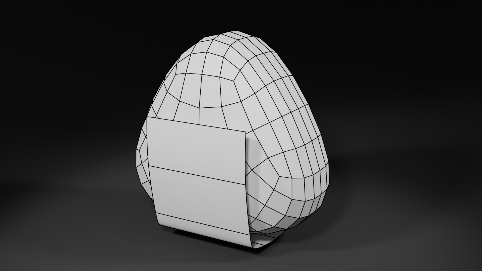 3D Onigiri Rice Ball - TurboSquid 1939339