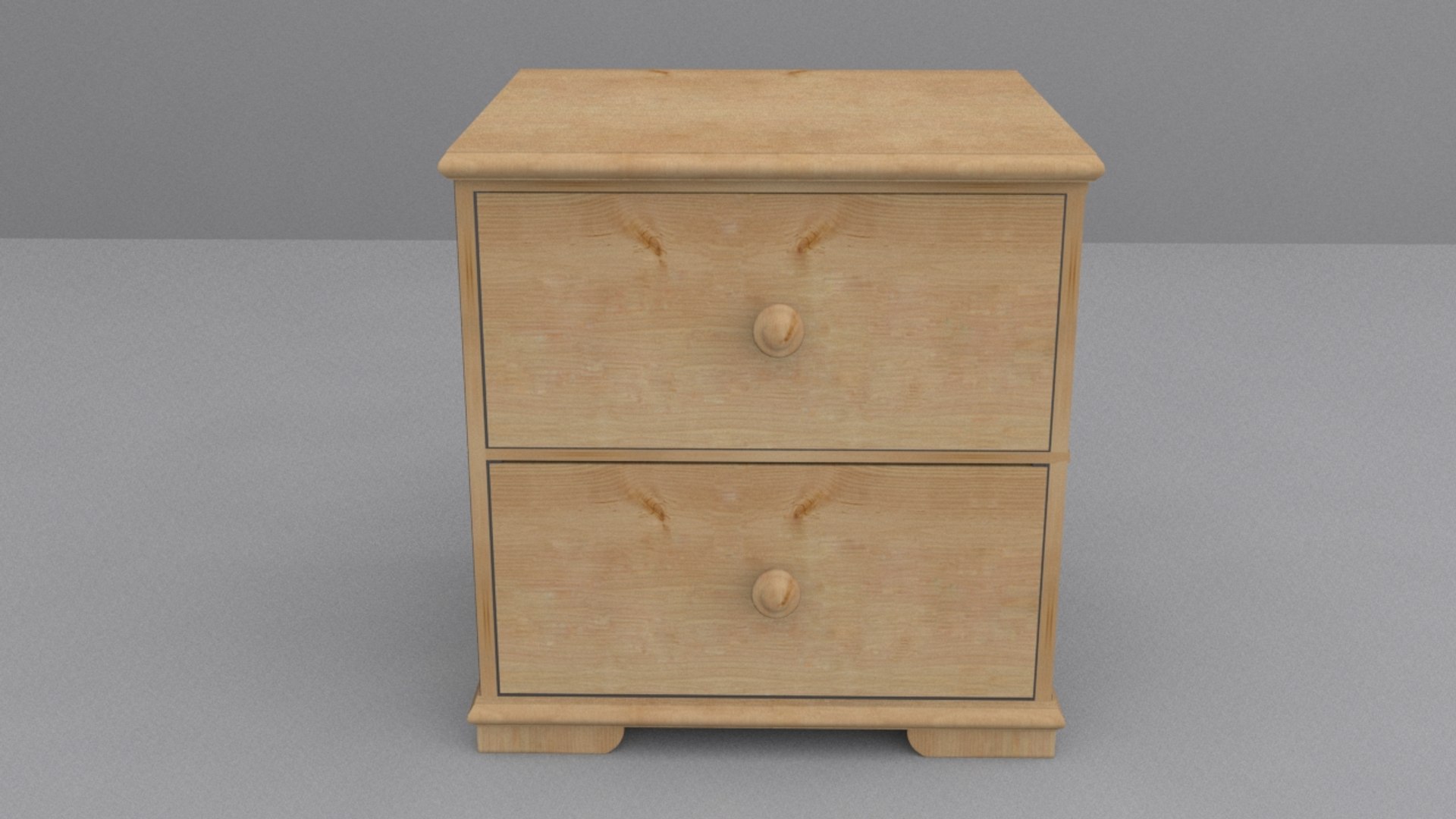 3dsmax Ikea Hurdal Chest 2