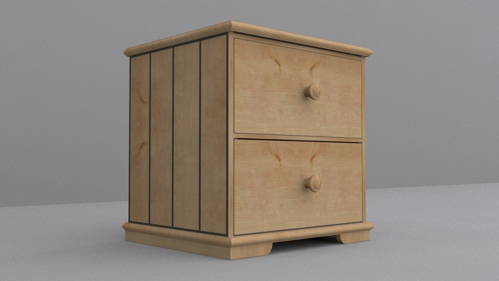 3dsmax Ikea Hurdal Chest 2