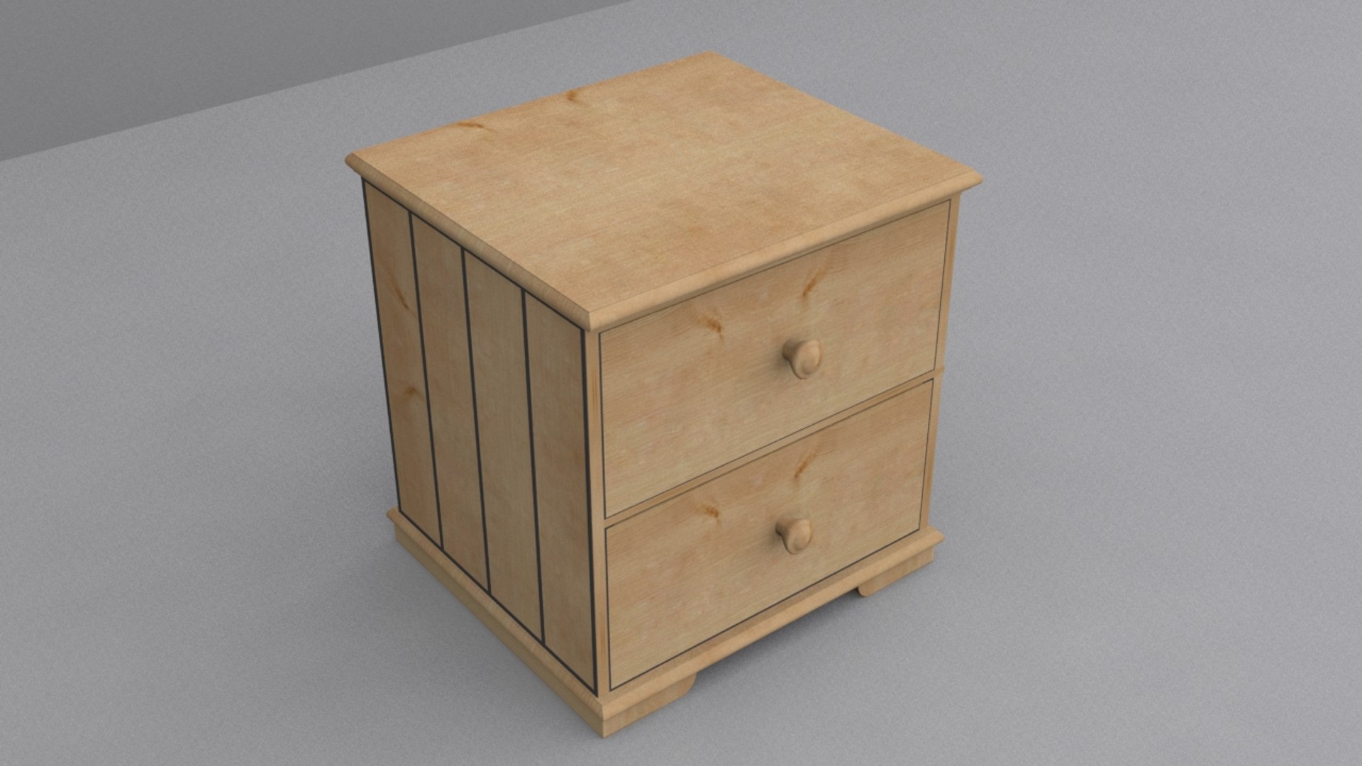 3dsmax Ikea Hurdal Chest 2