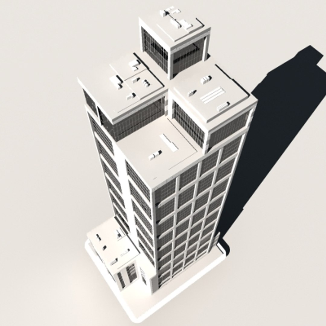 3ds max skyscraper building