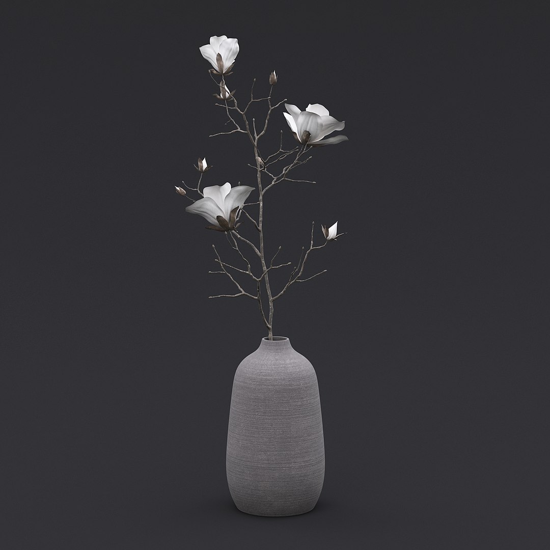 Dry Flowers In Vase I 3D Model - TurboSquid 2110641