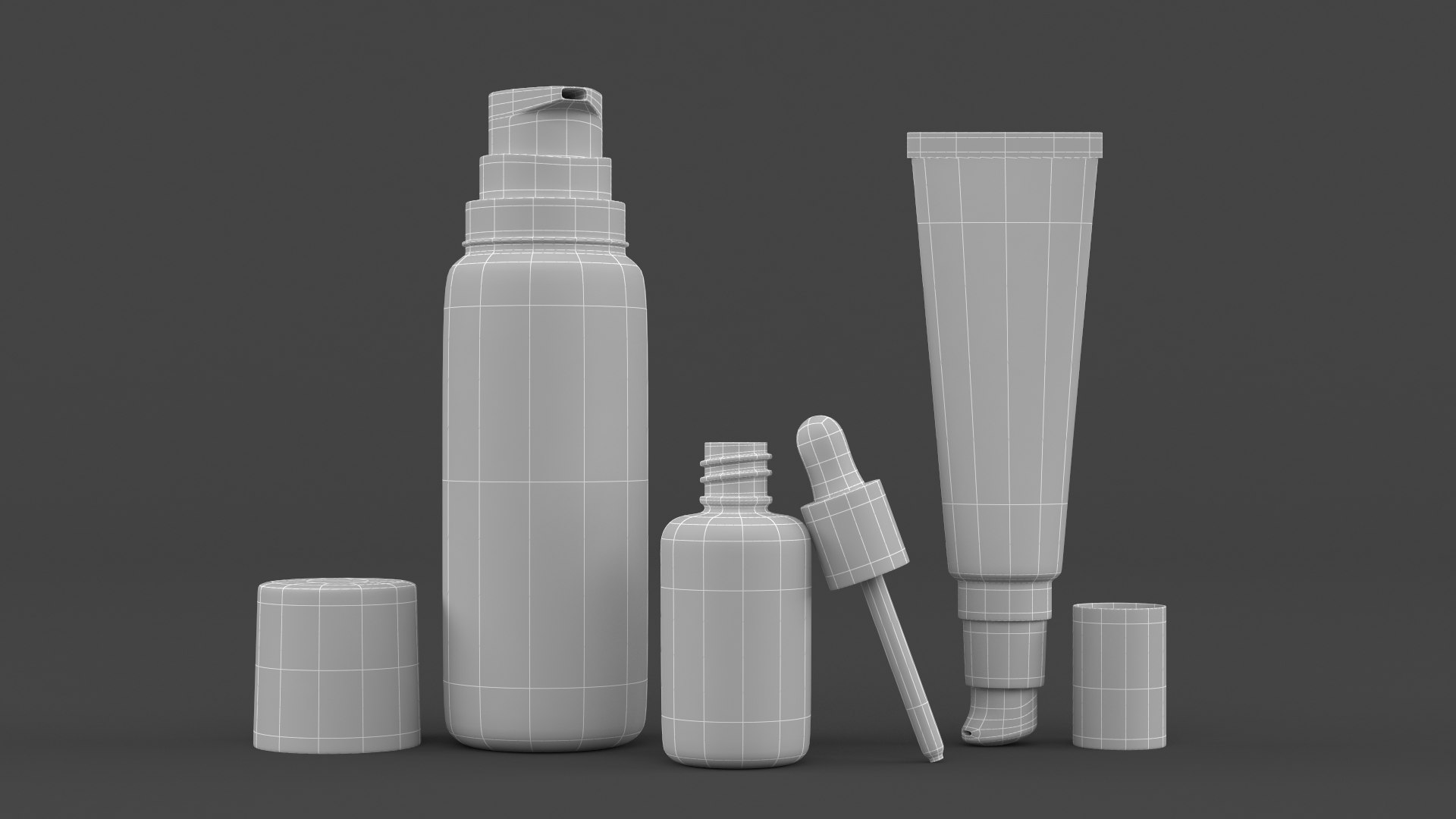 Skin Care Products 3D Model - TurboSquid 2144257
