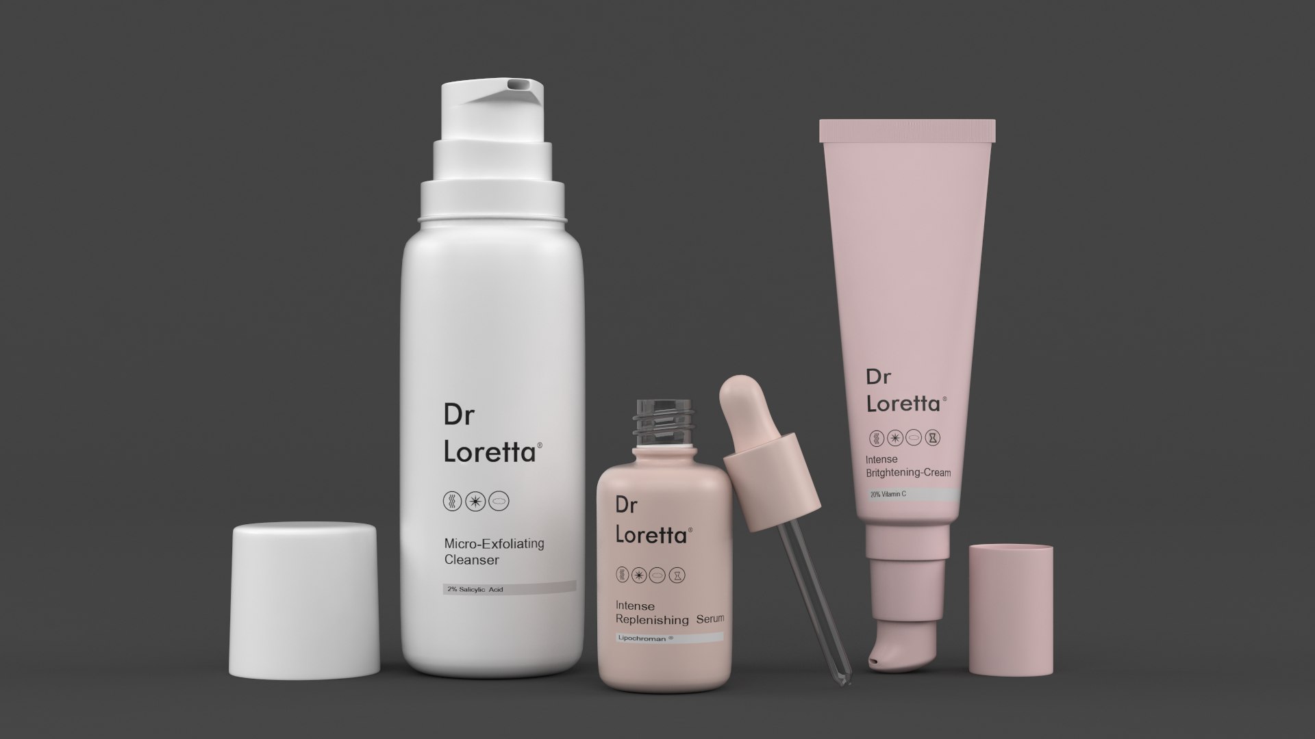 Skin Care Products 3D Model - TurboSquid 2144257