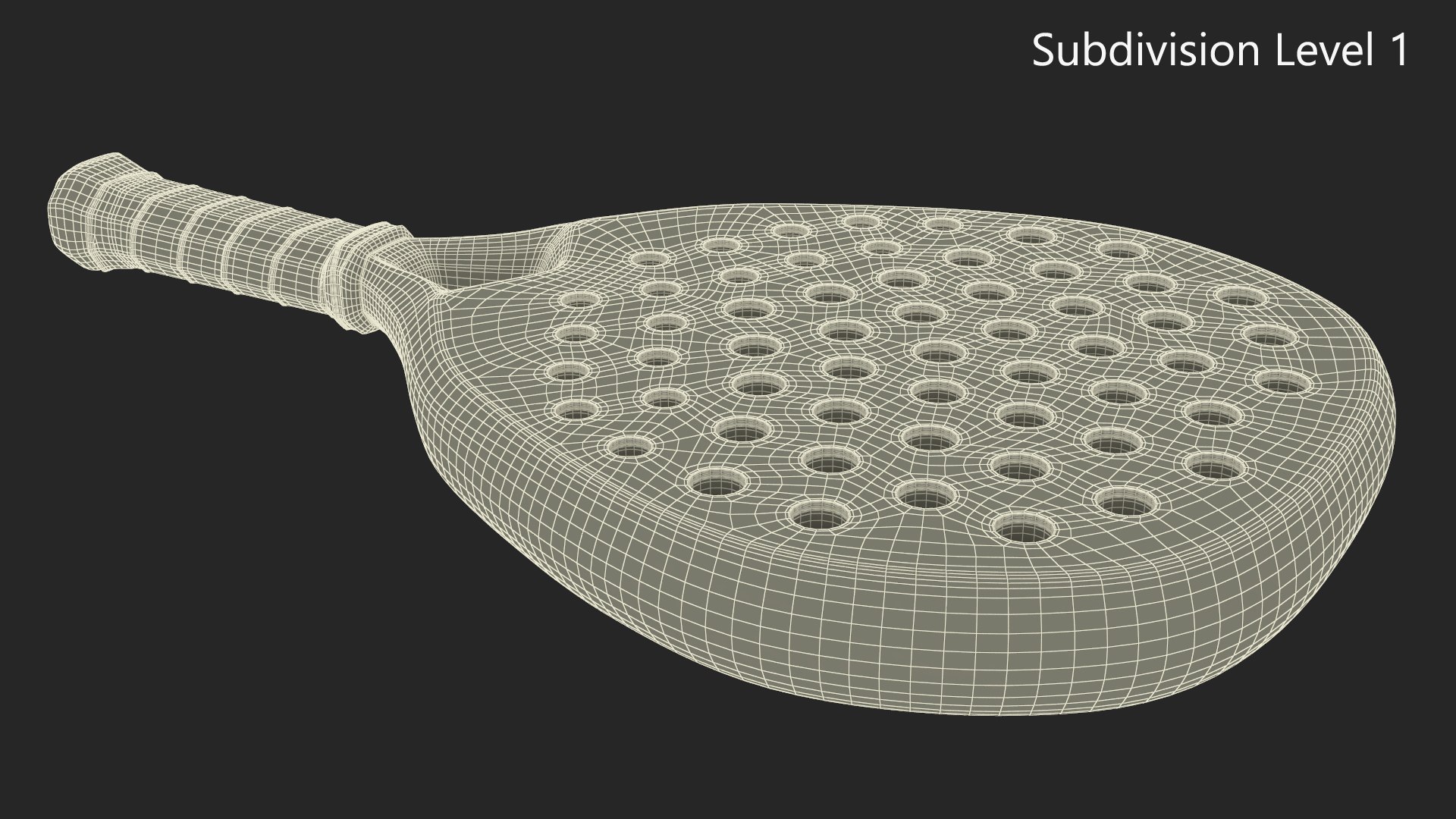 3D Model Padel Tennis Racket - TurboSquid 2234666