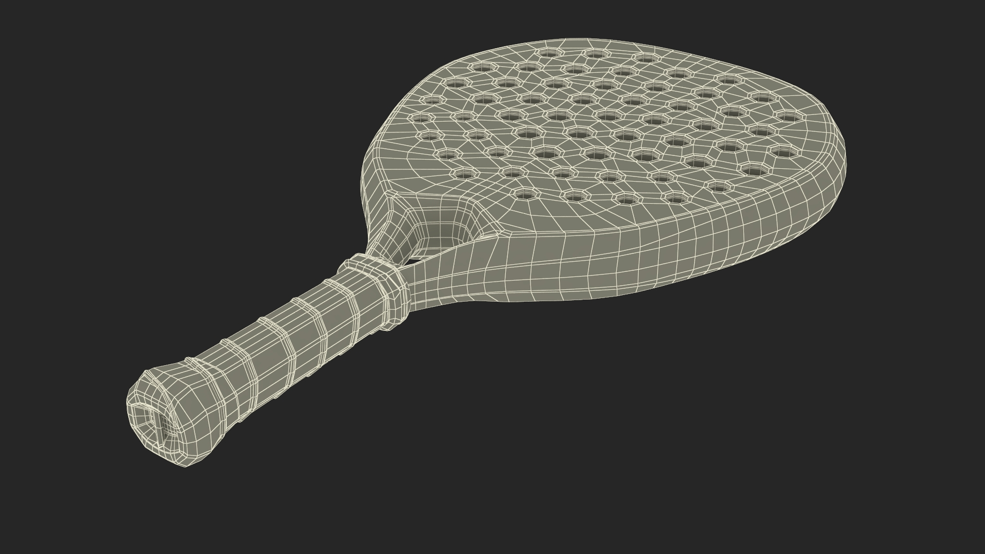 3D Model Padel Tennis Racket - TurboSquid 2234666